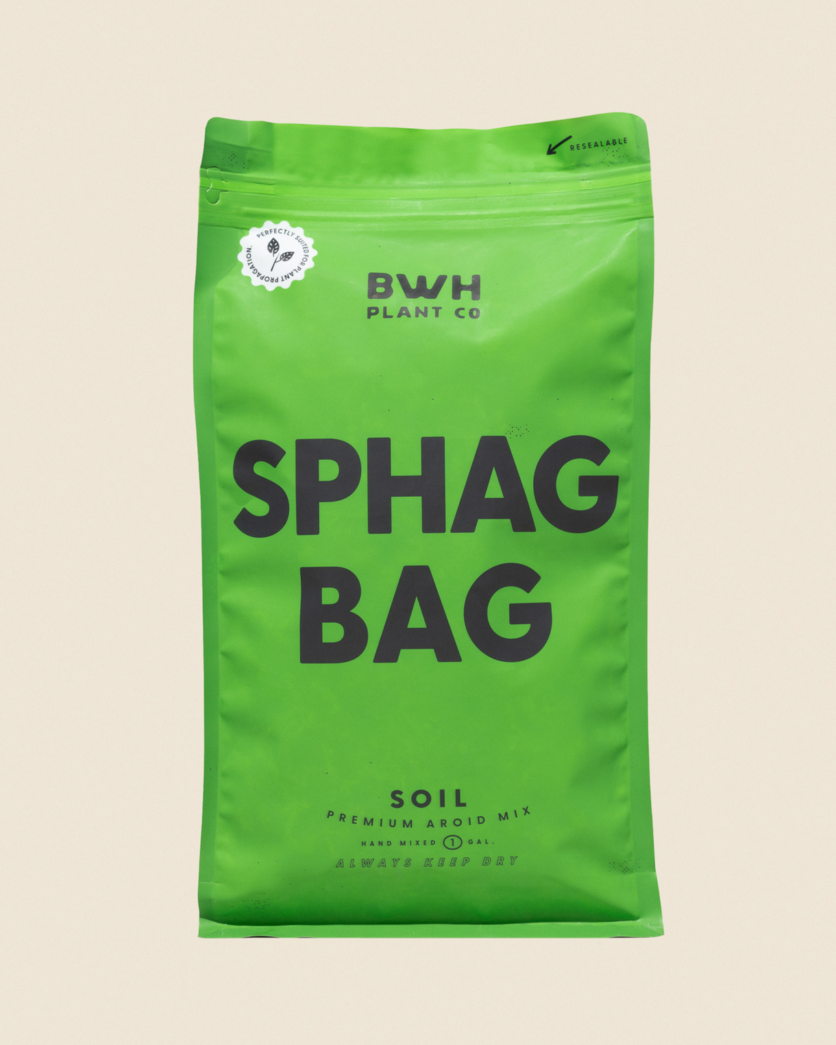 Sphag Bag: 1 Gallon – BWH Plant Co